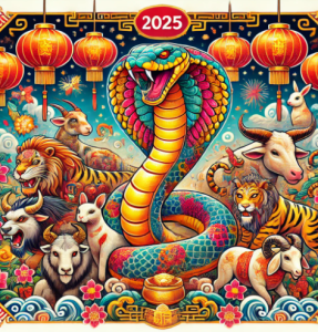 Lunar New Year Animals - 2025 Year of the Snake